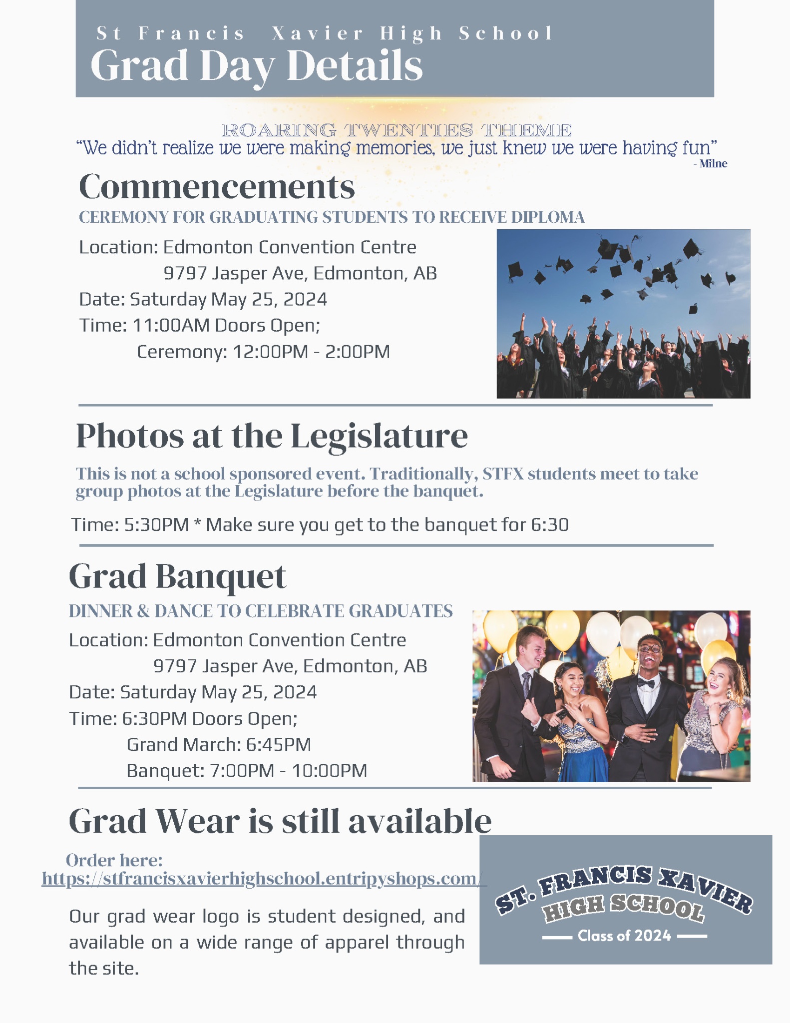 Graduation - St. Francis Xavier Catholic High School